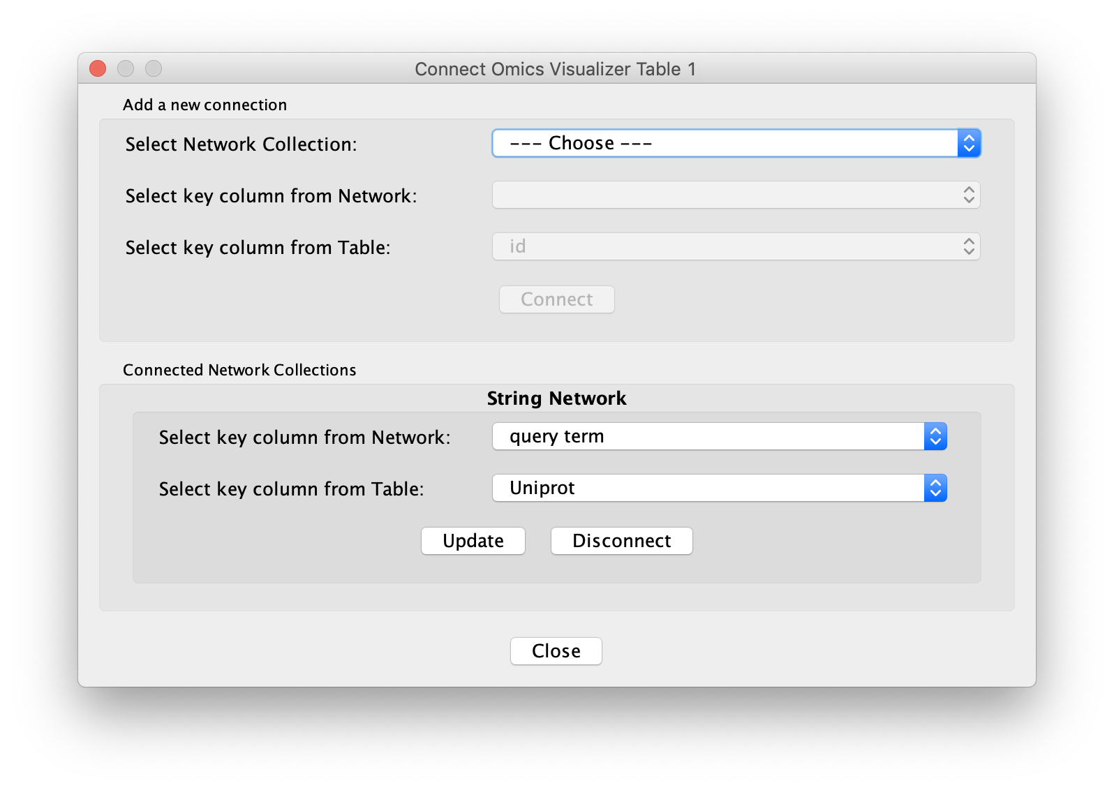 Cytoscape App Store Omics Visualizer